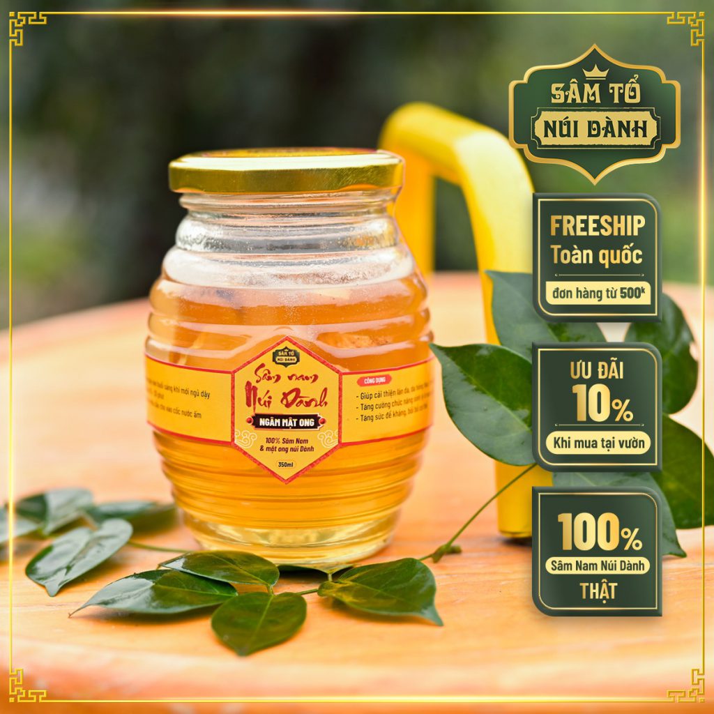 Sâm Nam ngâm mật ong 350ml - Sâm Tổ núi Dành - Sâm Tổ Núi Dành